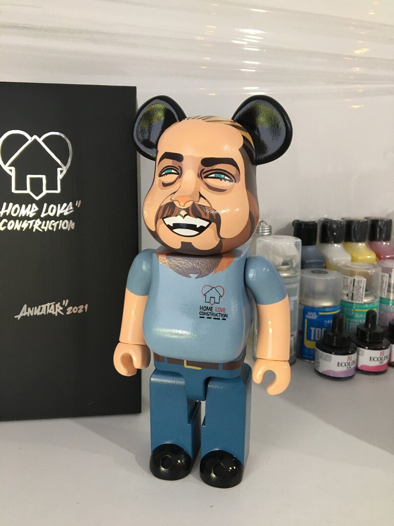 Personalize Custom Bearbrick 400% 28cm by Annatar | Etsy