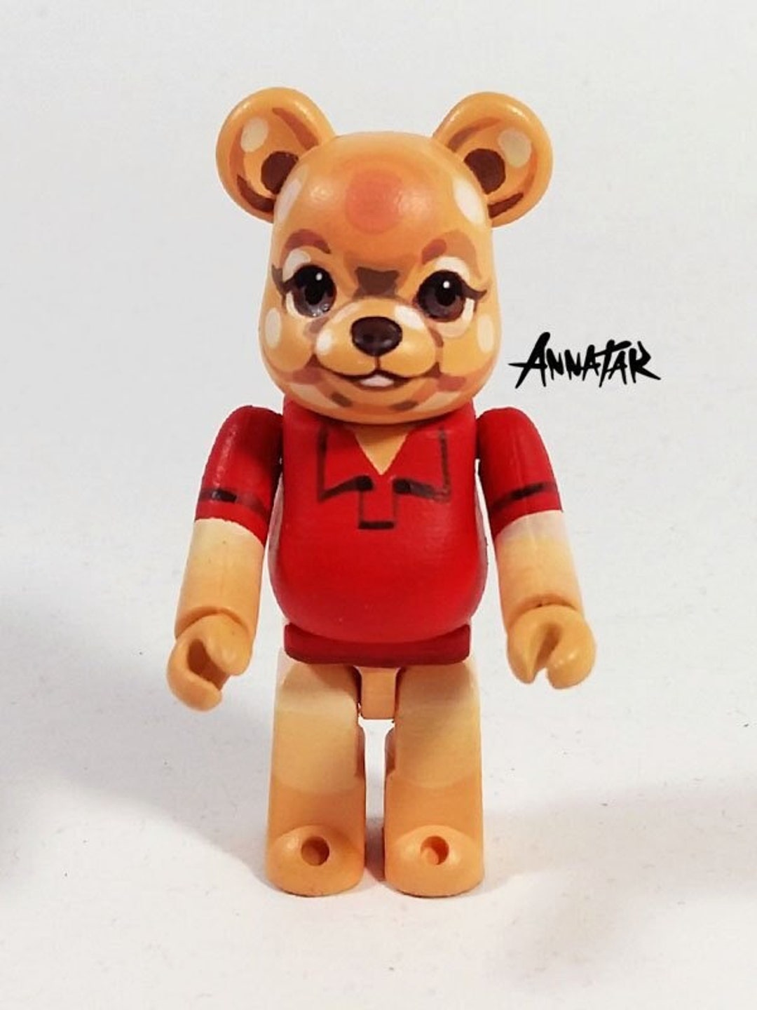 Custom Bearbrick 100% (7cm) by Annatar | Luxury Gift for Him | Hand ...