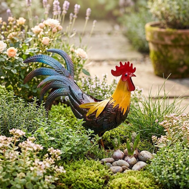 Rooster Sculpture - Etsy