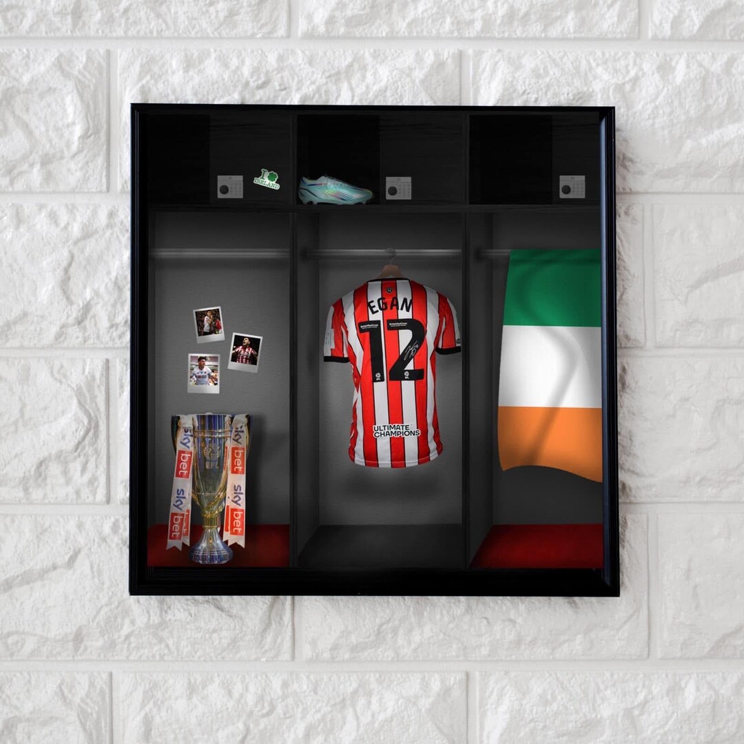John Egan Locker Room Print – Sheffield United, Blades Football ...
