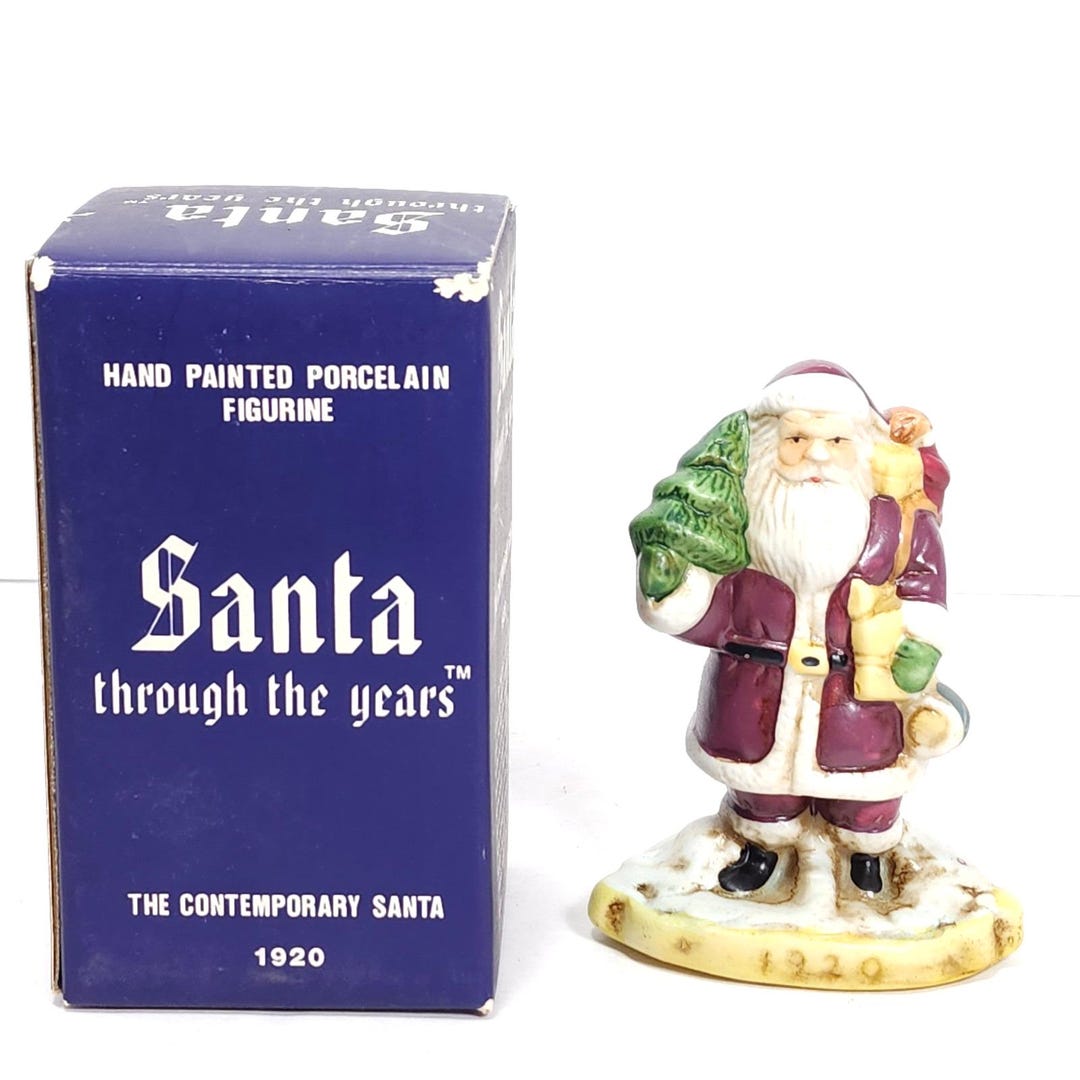 Santa Through the Years 1920 the Contemporary Santa Christmas Porcelain ...