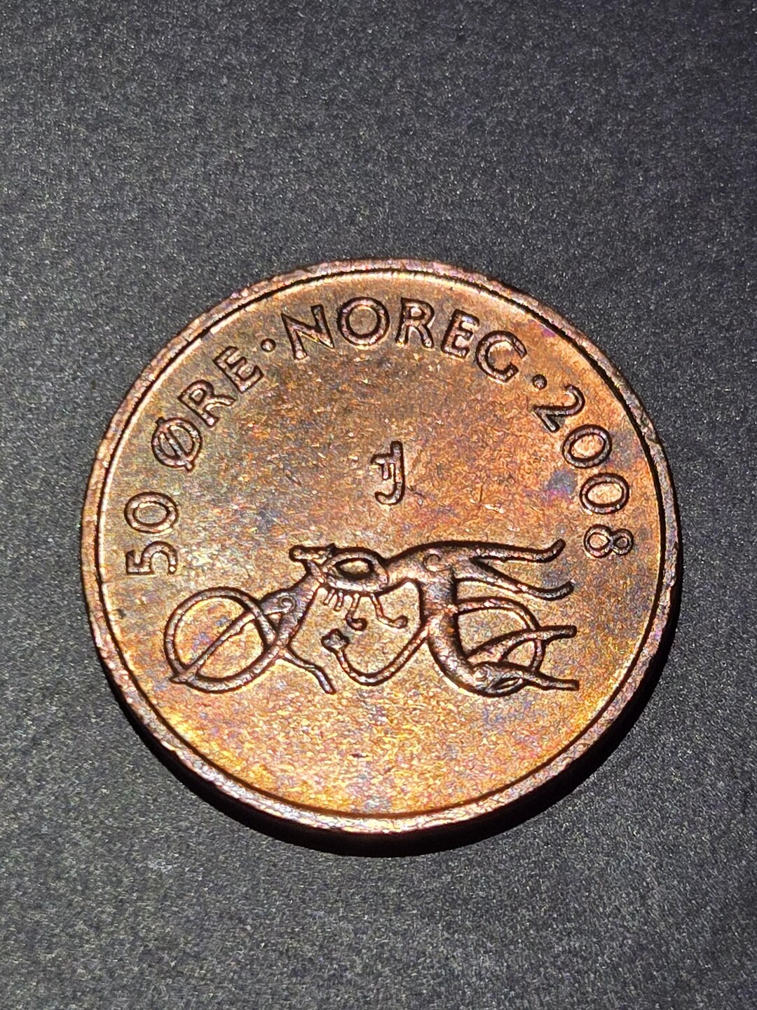 2008 NORWAY 50 ORE - DRAGON - Etsy