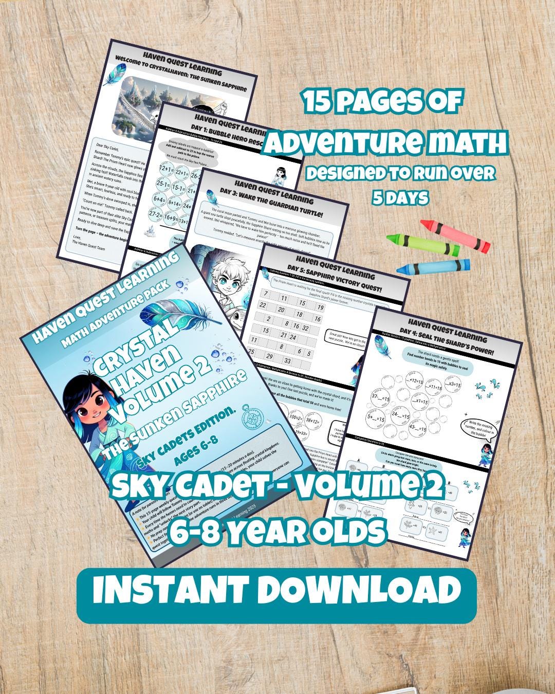 Adventure Math Quest – Sky Cadets Workbook Volume 2. Ages 6-8 (PDF ...