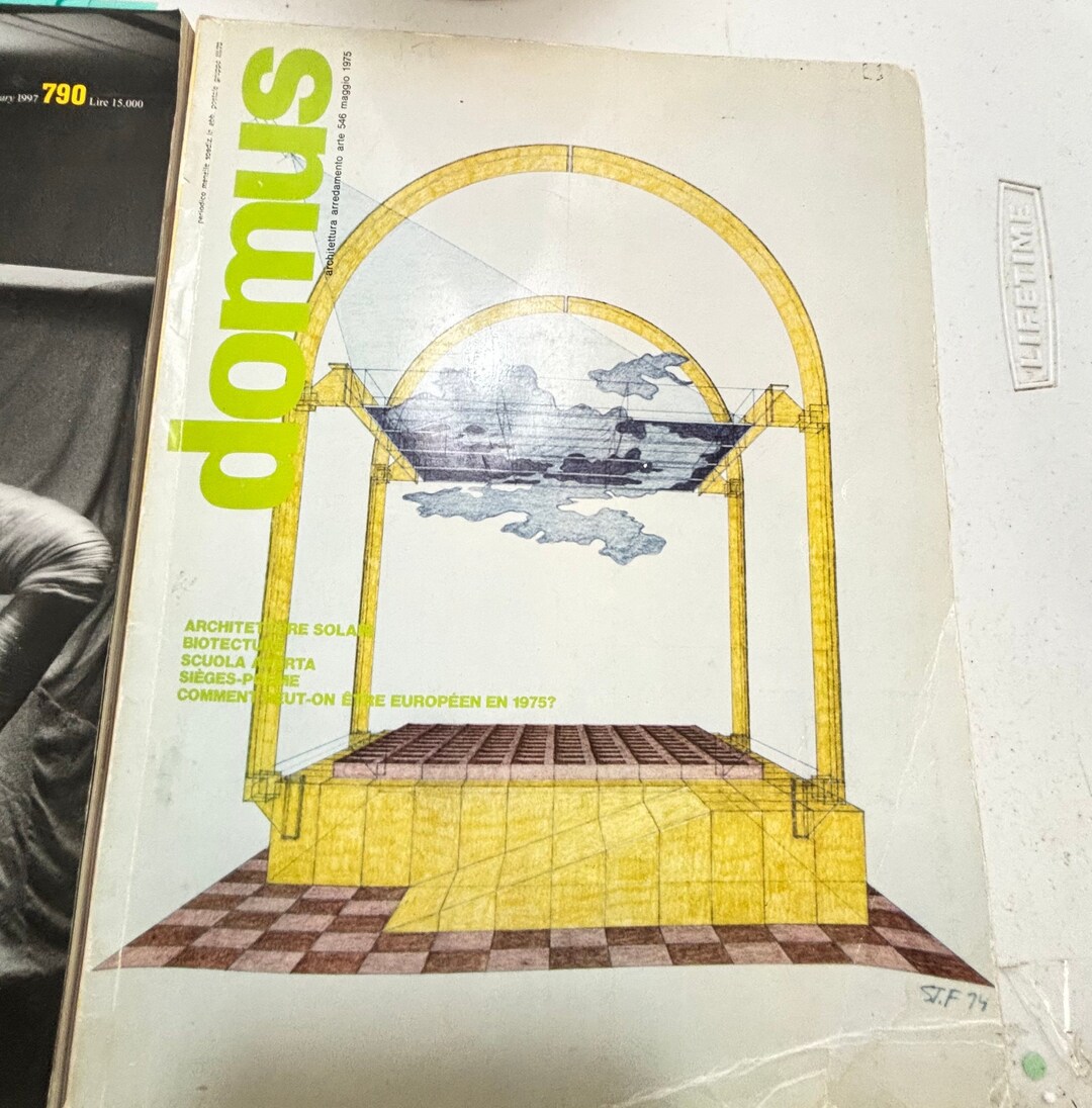 Domus No. 546 1975 Italian Architecture Magazine in English Too - Etsy