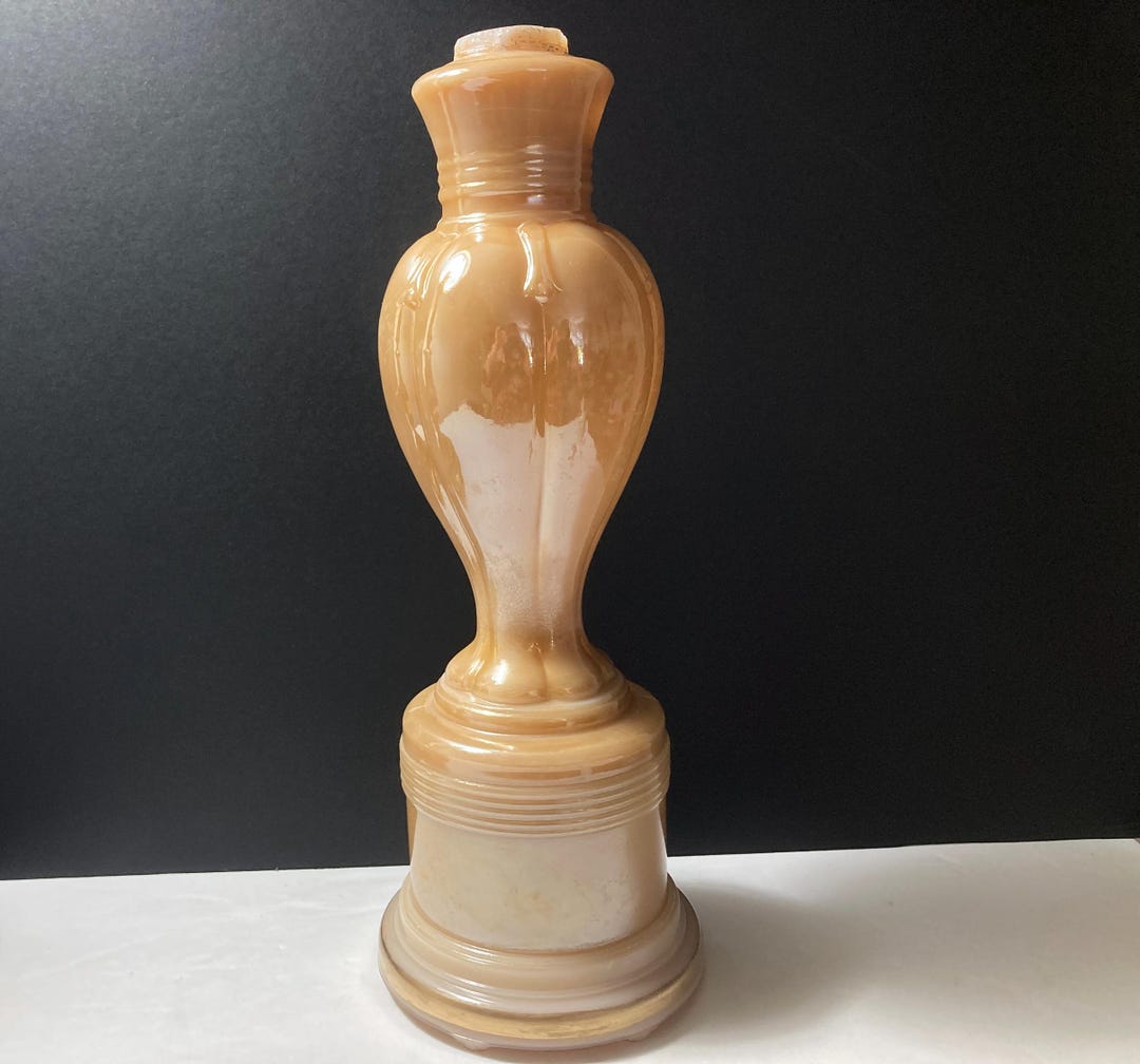 Aladdin Alacite G311 Irridized Peach Lamp , Not Wired - Etsy