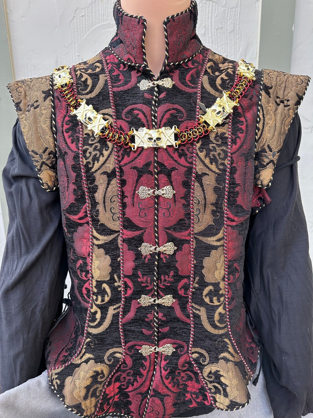 Skull and Crossed Bones Belt, Baldric, or Chain of Office - Etsy