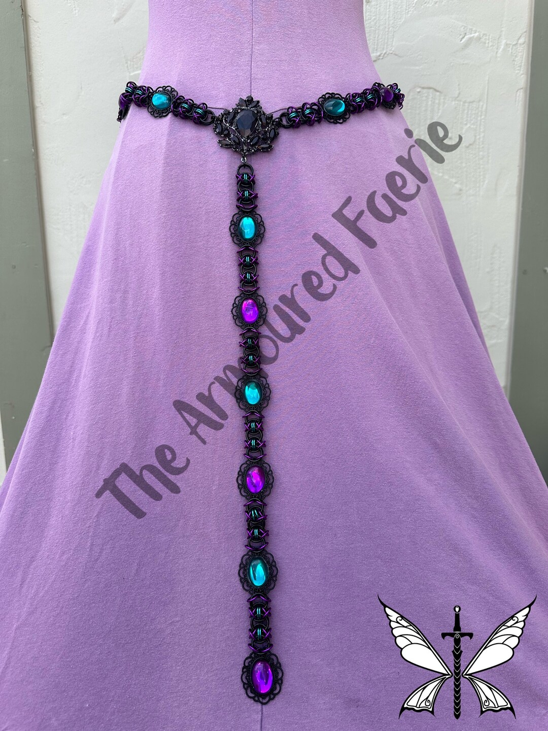 Goth Barbed Wire Peacock Girdle - Etsy