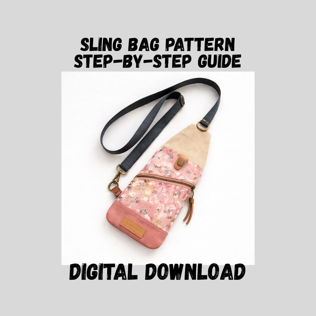 Sling Bag Sewing Pattern | Mini Crossbody Pouch | Best for Frequent ...