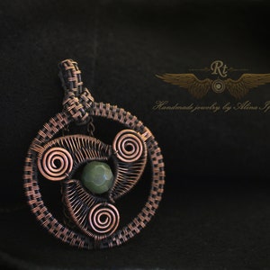 Celtic Triskelion Pendant, Triskele, Three-legged Symbol, Copper and ...