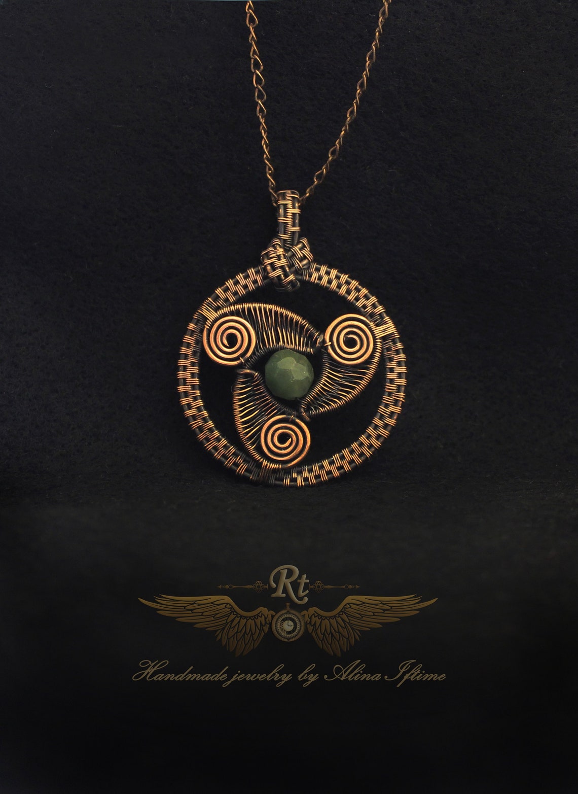 Celtic Triskelion Pendant Triskele Three-legged Symbol - Etsy