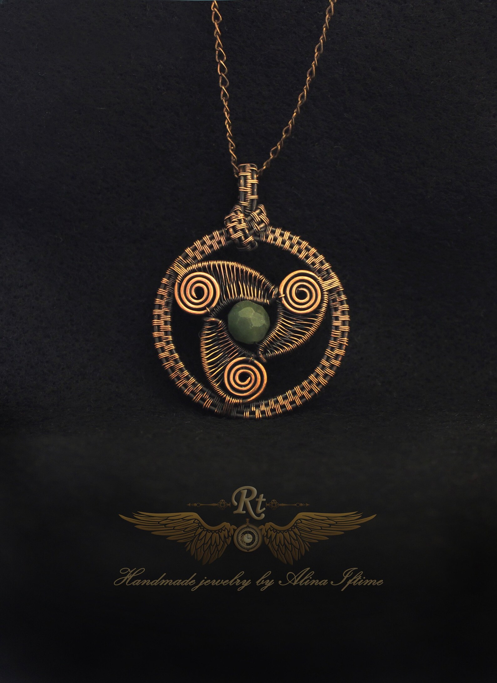 Celtic Triskelion Pendant Triskele Three-legged Symbol - Etsy