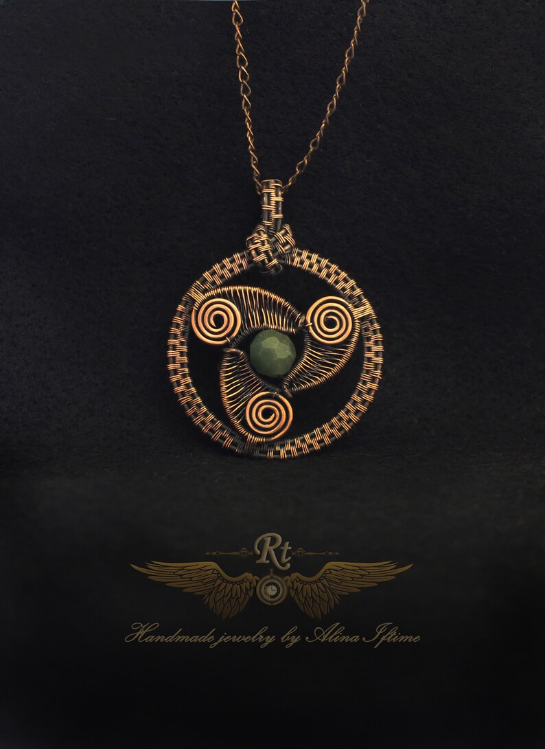 Celtic Triskelion Pendant Triskele Three-legged Symbol - Etsy