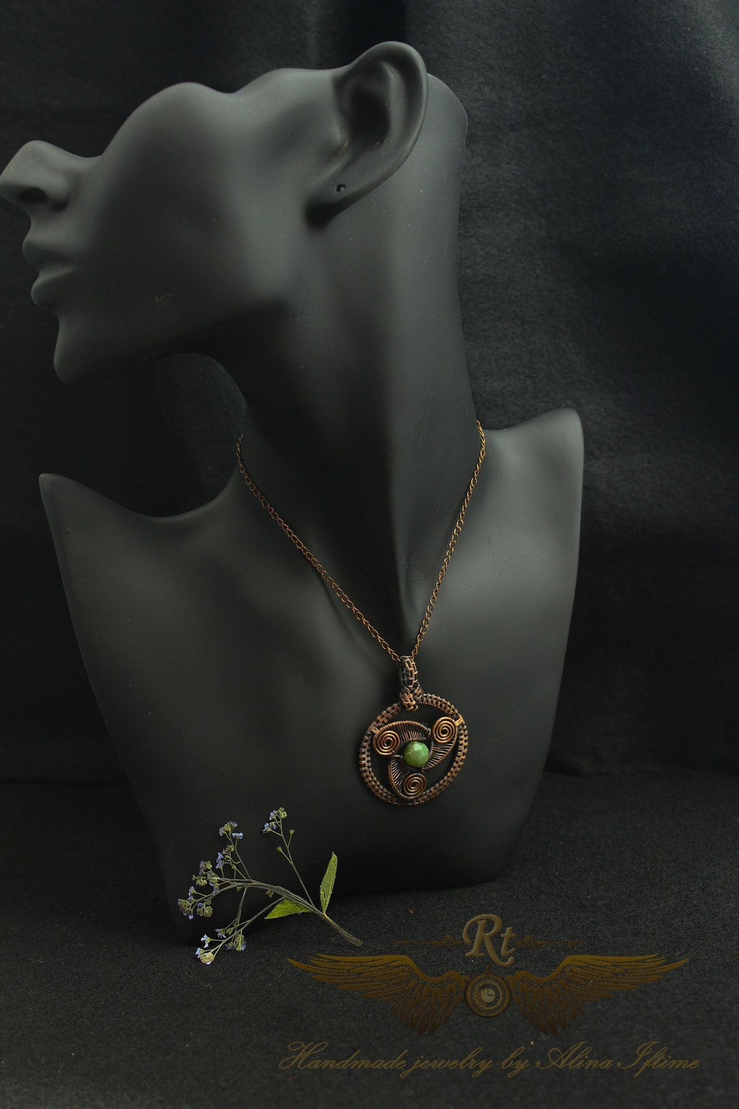 Celtic Triskelion Pendant, Triskele, Three-legged Symbol, Copper and ...