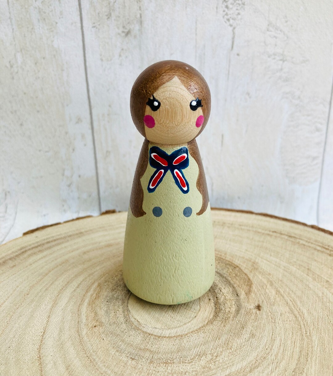 Megan Peg Doll M3gan Film Figure Hand Painted - Etsy