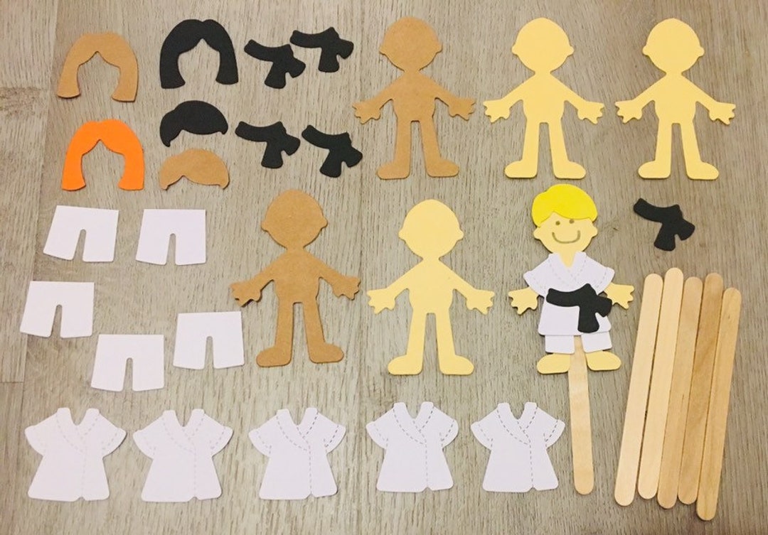 Childrens Craft Activities Karate Die Cut Shapes Karate/judo - Etsy