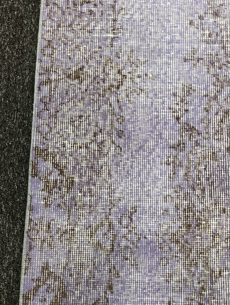 3.7x7 Feet Turkish Vintage Rug, Purple Green Oriental Wool Rug - Etsy UK