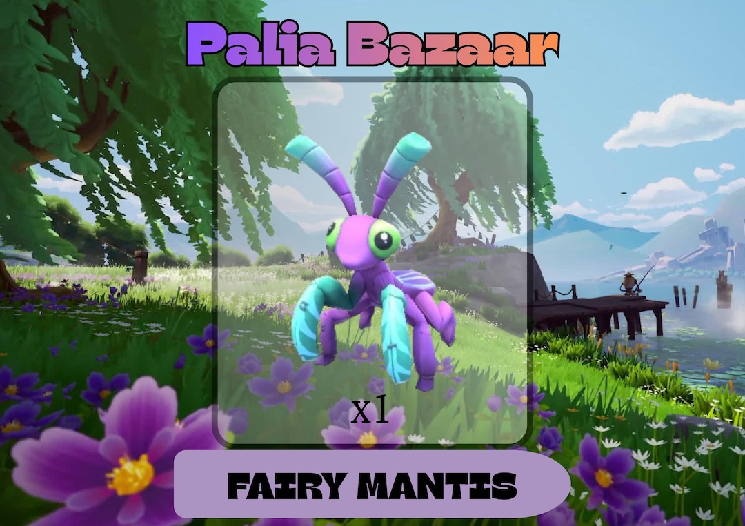 Palia Fairy Mantis Plush - Etsy