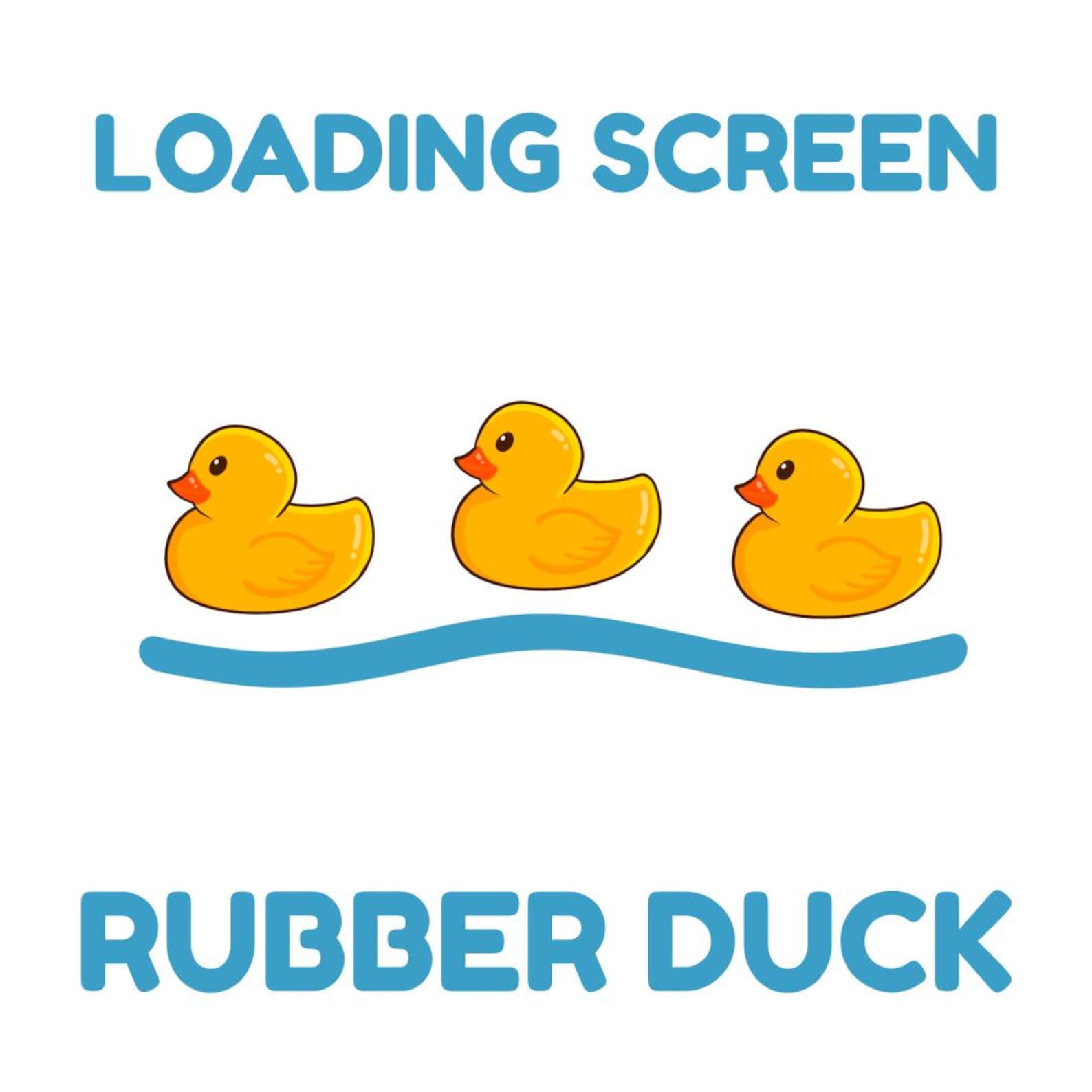 Rubber Duck Animated Loading Screen – Cozy Stream Overlay (WEBM, GIF ...