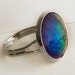 Supernova Ring in Silver Rainbow Holographic Ring - Etsy