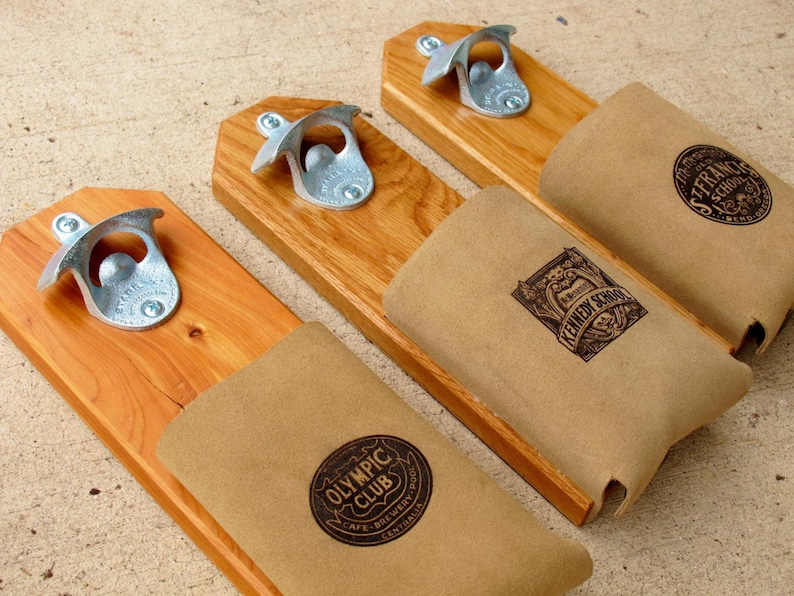 Magnetic Beer Bottle Opener With Bottle Cap Catcher - Etsy