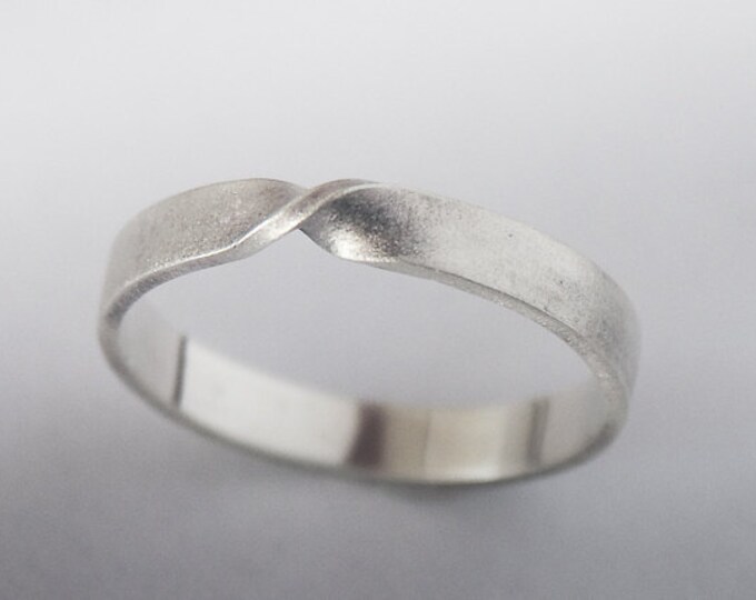 Mobius Ring Endless Twist Knot Sterling Silver Mobius Ring - Etsy