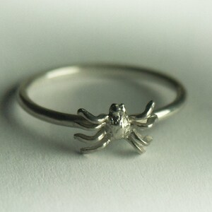 Spider Ring Sterling Silver Stacking Spider Ring Spider Ring - Etsy
