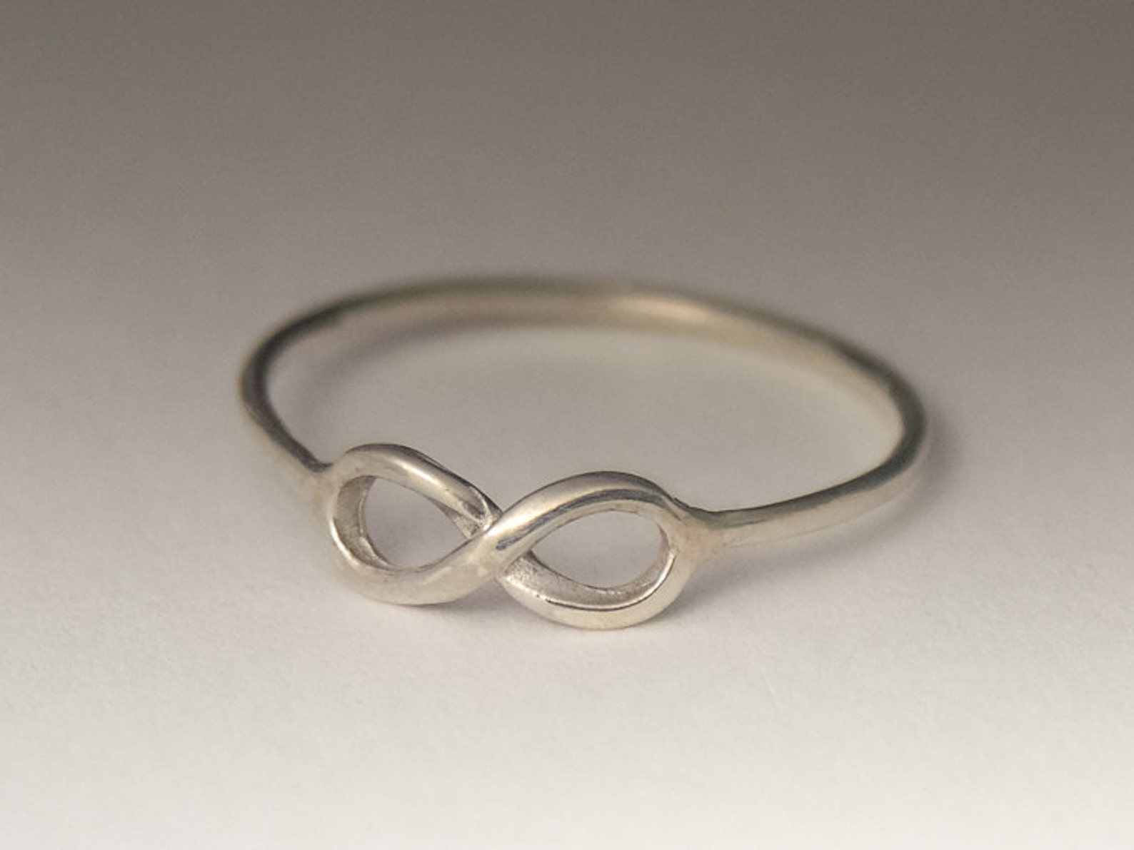 Infinity Ring Sterling Silver Tiny Infinity Ring Infinity - Etsy