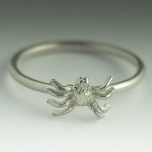 Spider Ring Sterling Silver Stacking Spider Ring Spider Ring - Etsy