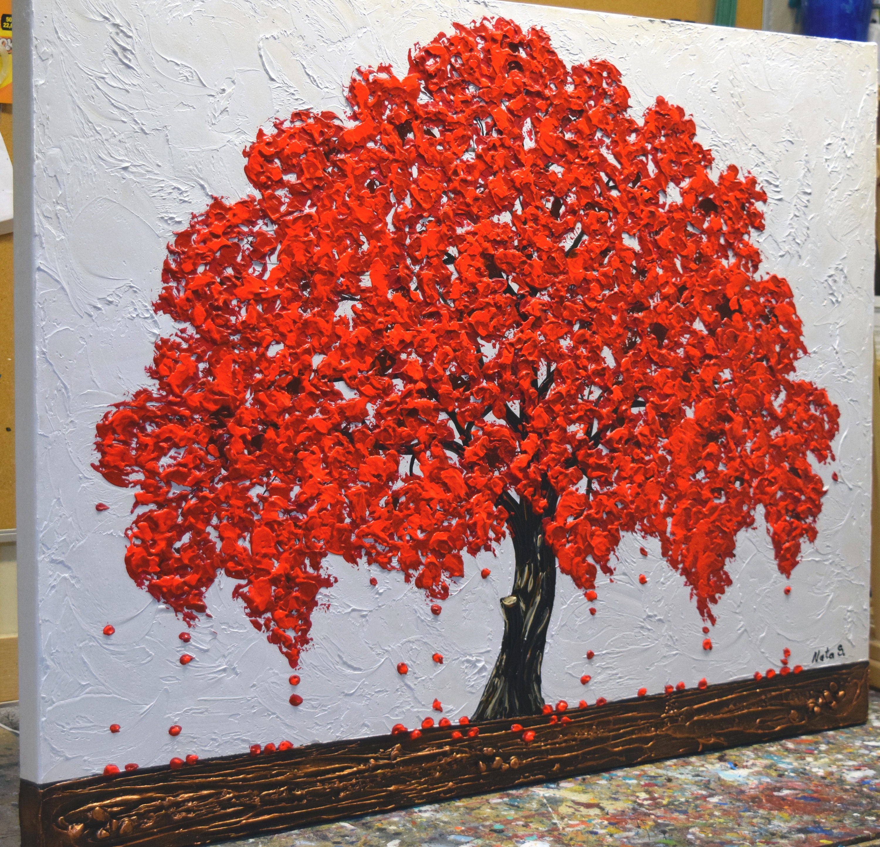 Easy Fall Tree Paintings