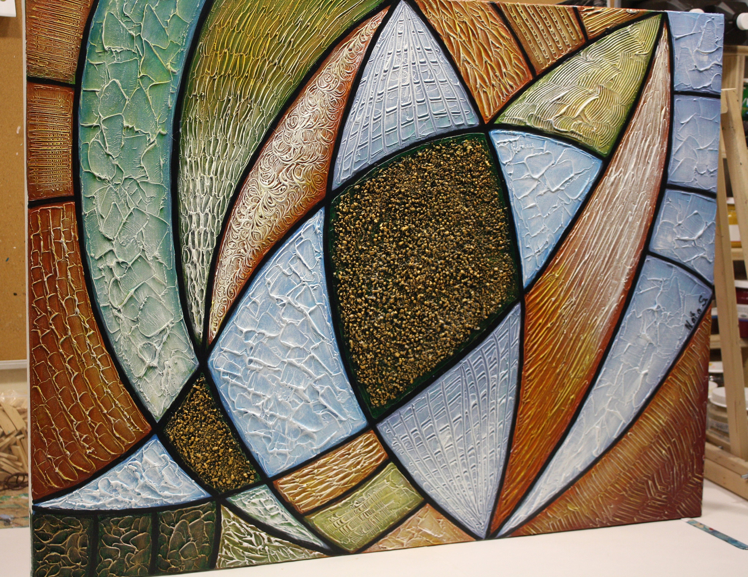 Heavy Textured Abstract Painting Palette Knife Art Modern - Etsy Canada