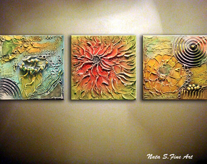 Large Original Abstract Heavy Textured Painting.modern - Etsy India