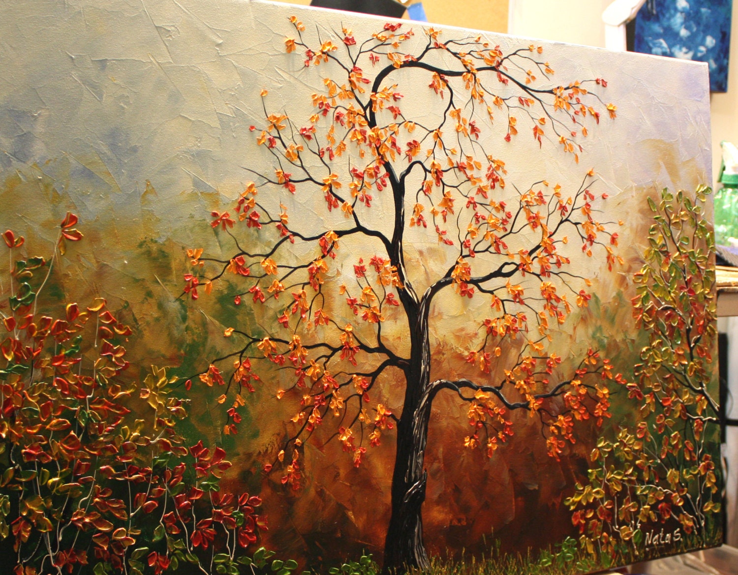 Autumn Abstract Painting