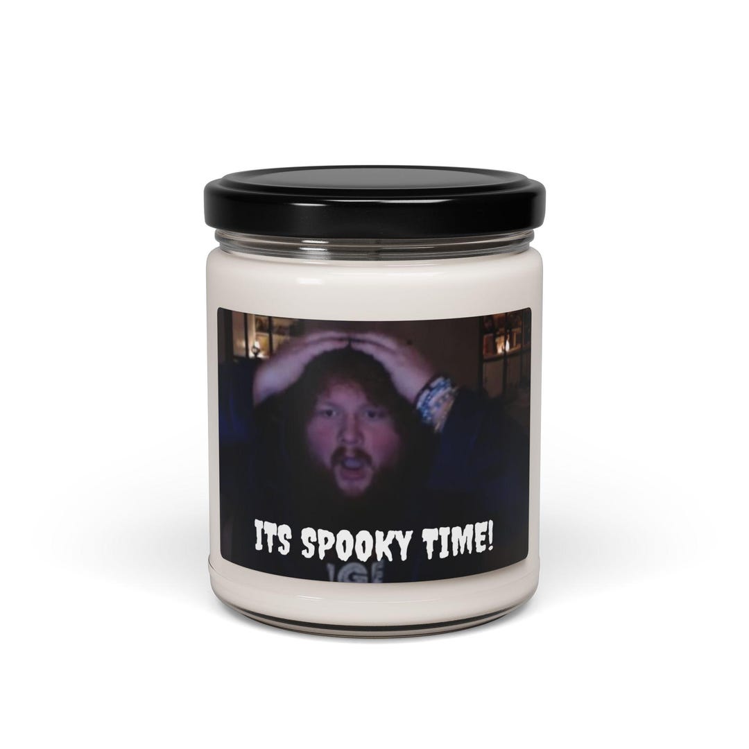 It's Spooky Time Caseoh | Soy Candle - Etsy
