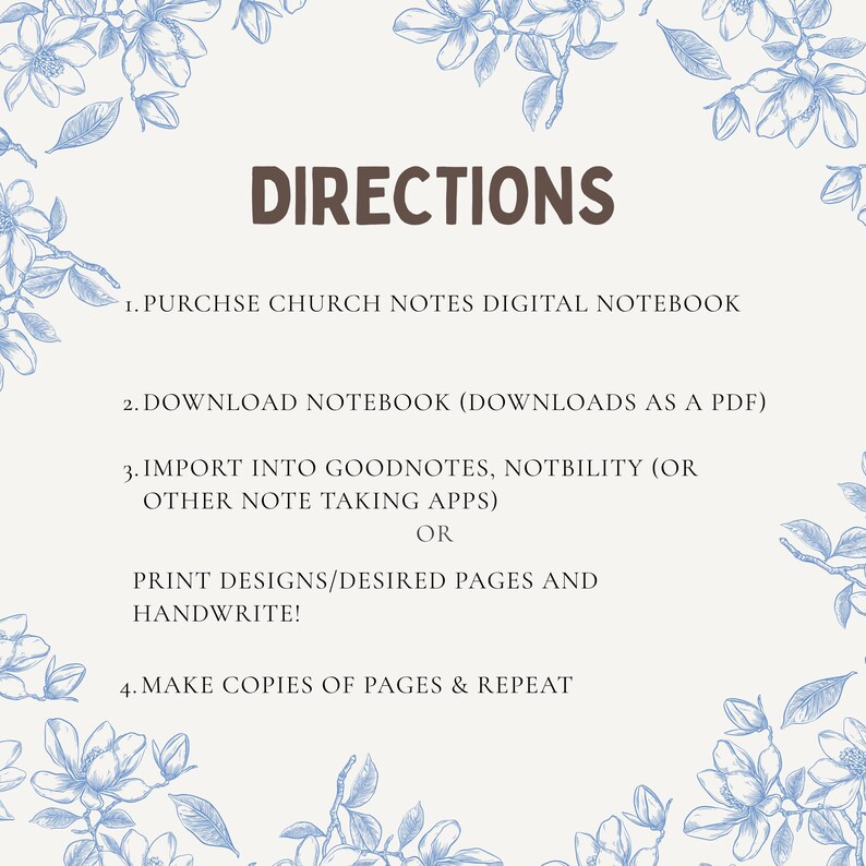 Christian Church Notes Digital Notebook | Guided Sermon & Prayer ...