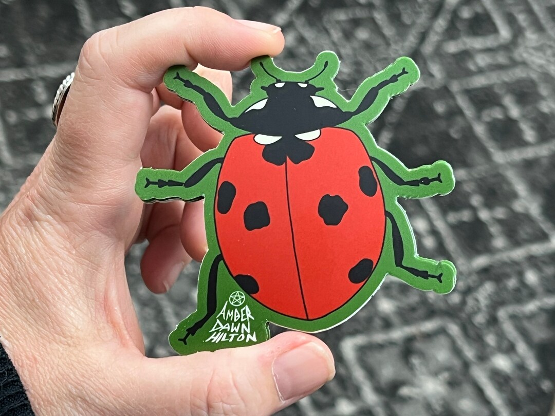 Ladybug Sticker - Etsy