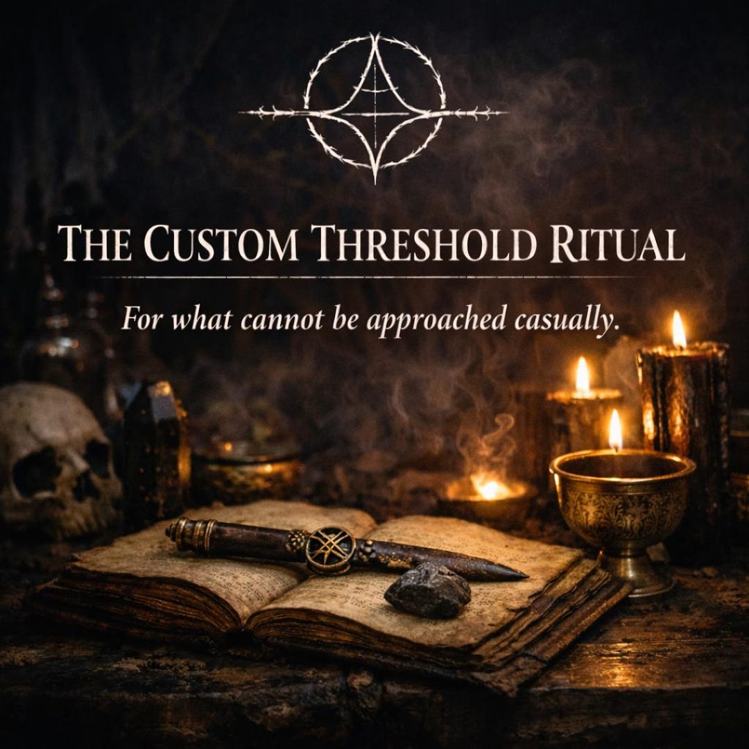 Custom Ritual Work – Fully Personalized Symbolic Ritual Created for One ...