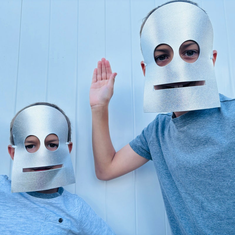 Robot Mask - Etsy