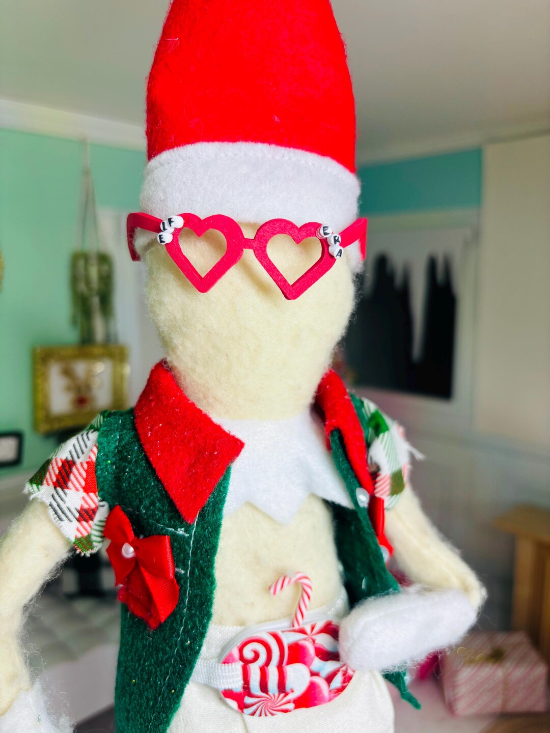 Elf Heart Glasses / Mini Swiftie Glasses / Elf Prop / Elf Accessory ...