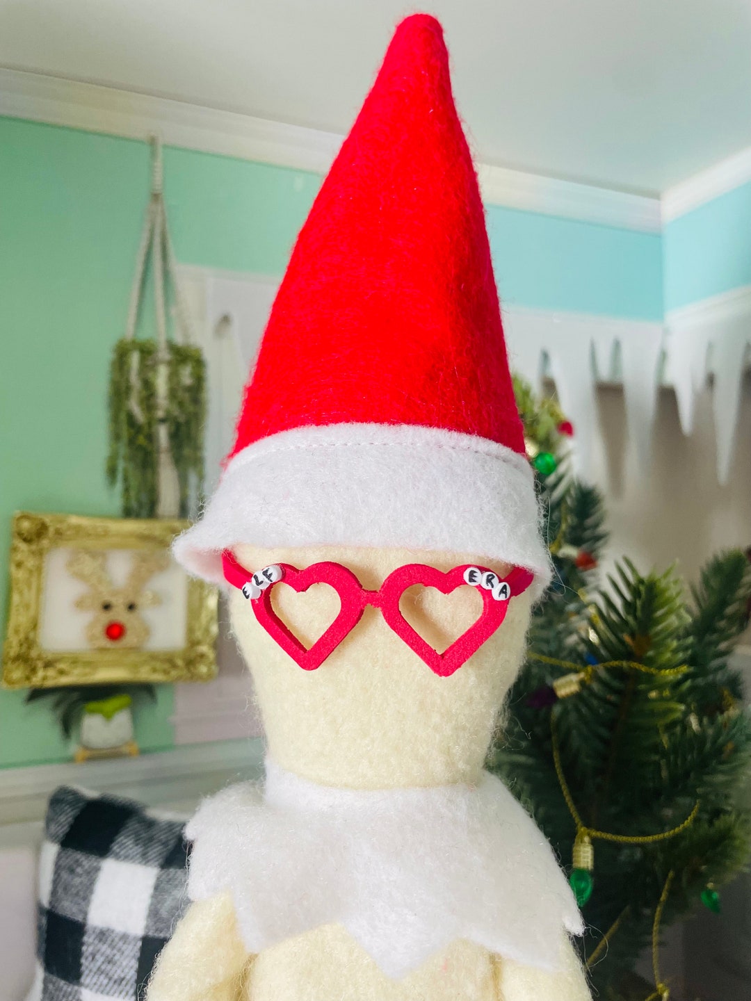 Elf Heart Glasses // Mini Swiftie Glasses // Elf Prop // Elf Accessory ...