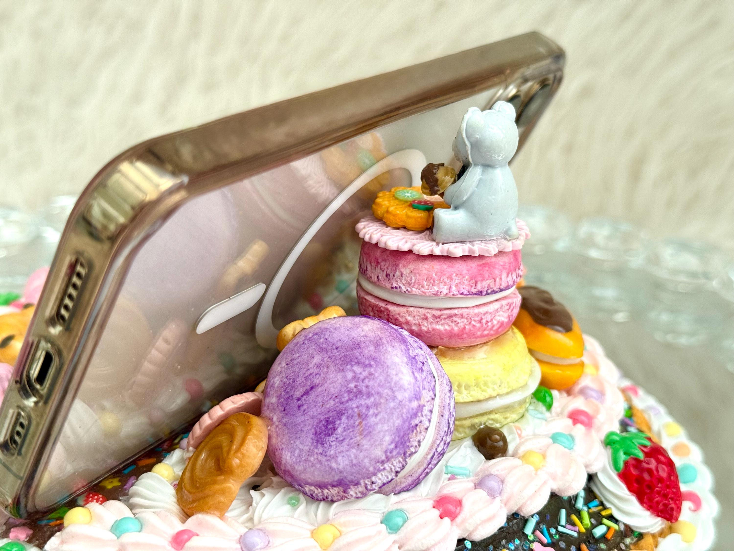 Kawaii Dessert Phone Stand Faux Food Phone Holder - Etsy