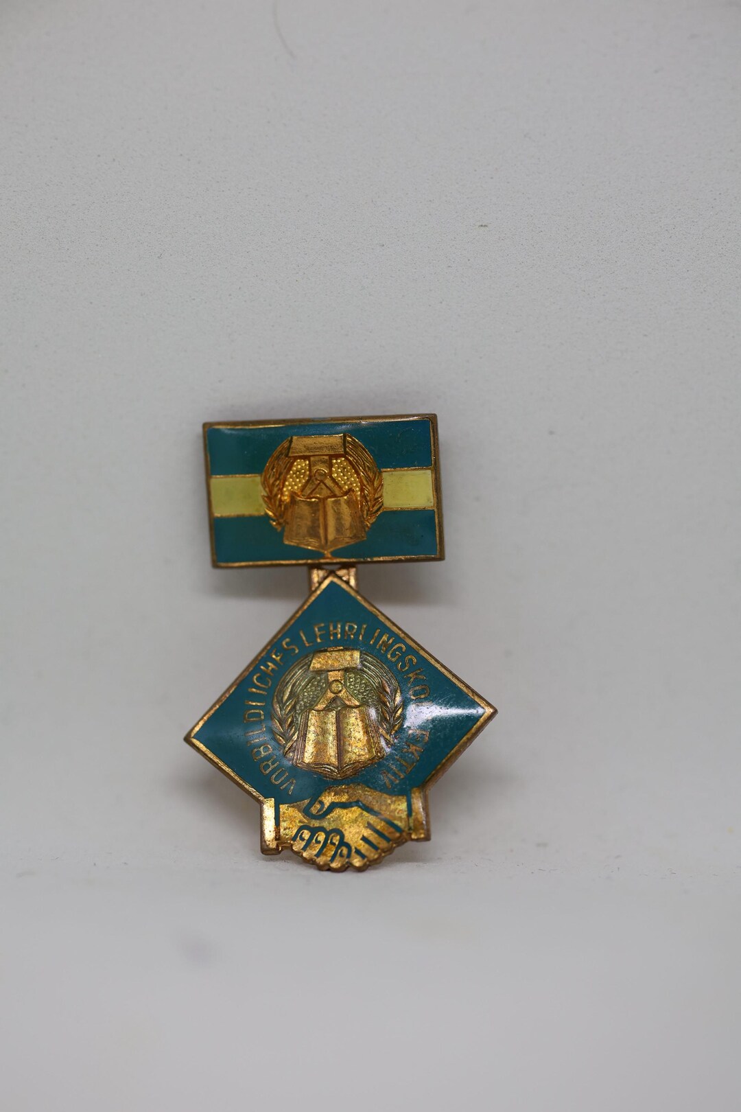 Vintage DDR Enamel Badge – Socialist Apprentices Competition GDR – Cold ...