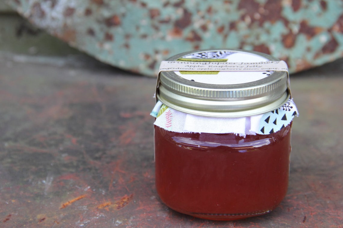 Apple Raspberry Jelly 8oz - Etsy