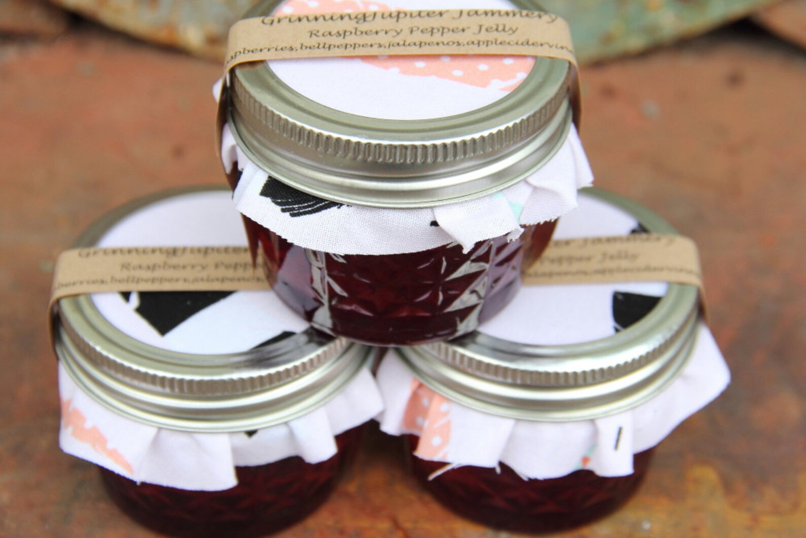 Homemade Raspberry Pepper Jelly 4oz Jar - Etsy