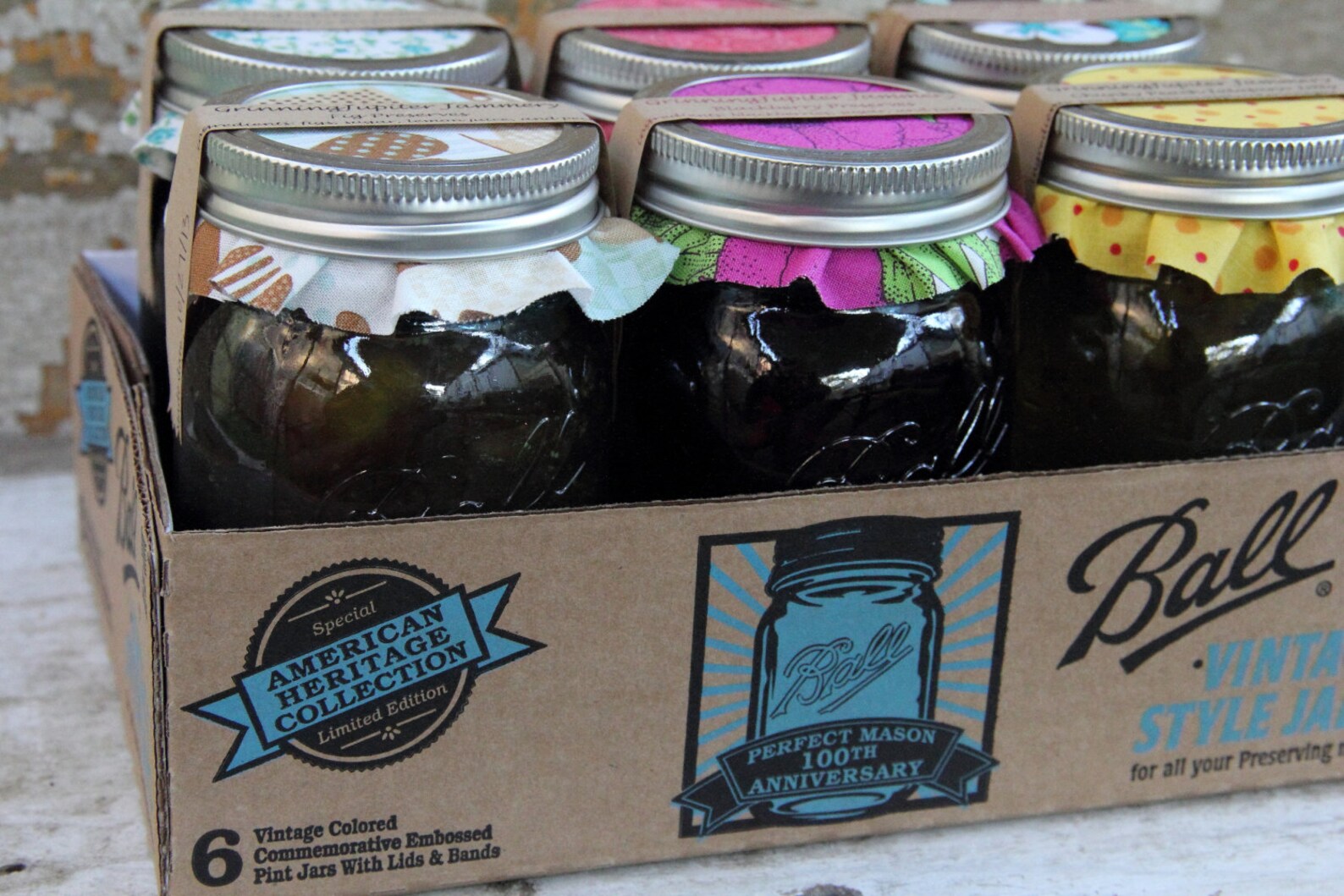 It's a "blue" Jar Day - 1ct/16oz Blue Ball Jar With Your Flavor Jam ...