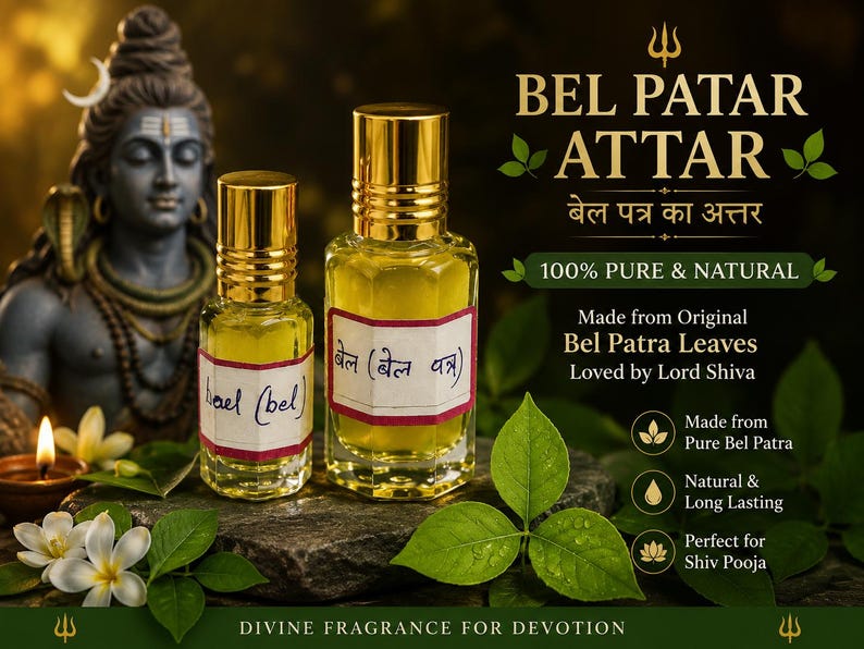 Bel Patra Attar Original Pure Handmade Ittar Oil | Natural Indian ...