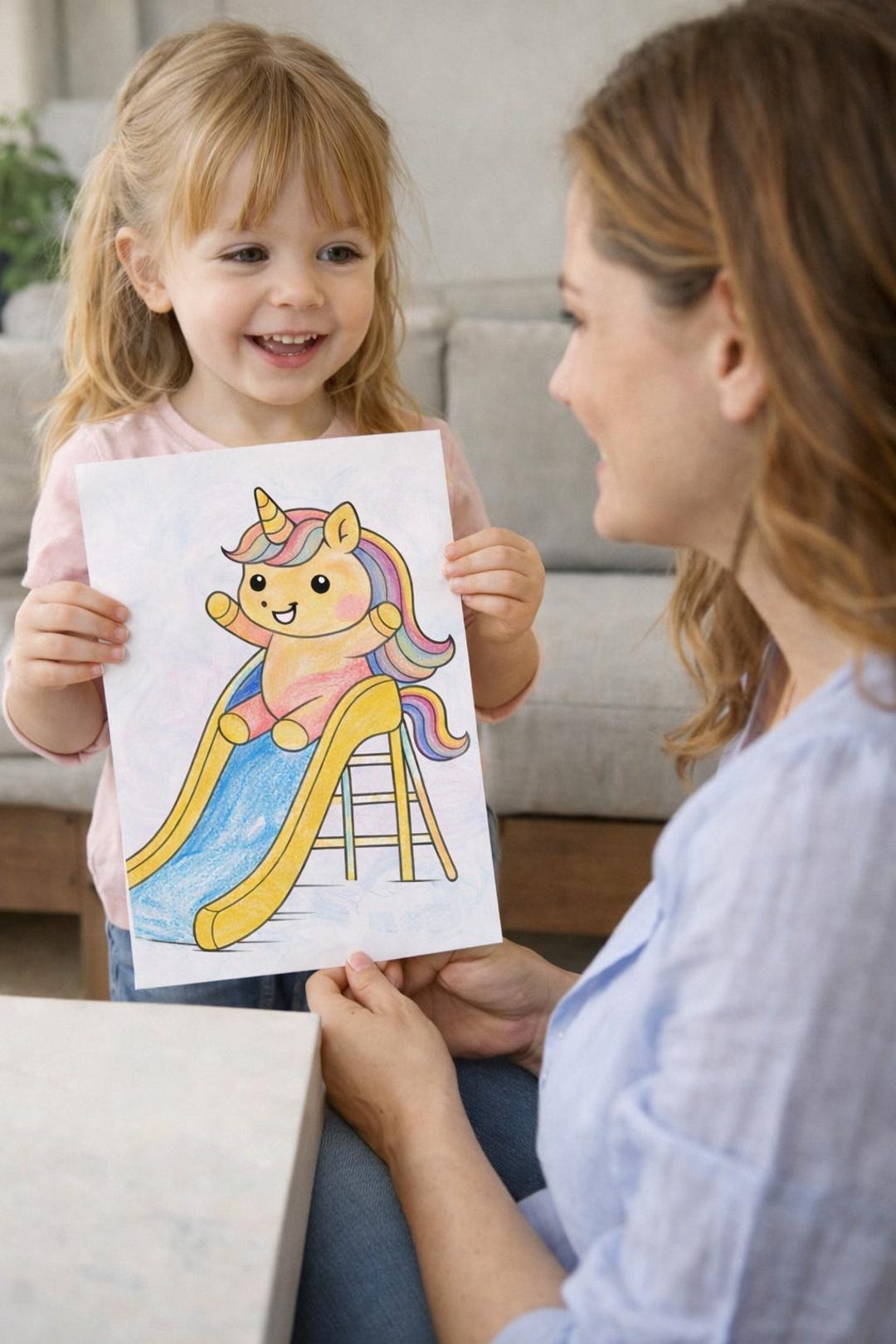 Unicorn Coloring for Kids -- 8 Motives to Get to Know Me -- - Etsy