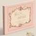 Pink Wedding Guest Book - Personalized With Custom Pages - French ...