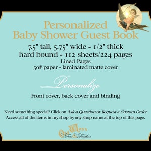 Royal Princess Baby Shower Guest Book - Personalized Wishes for Baby ...