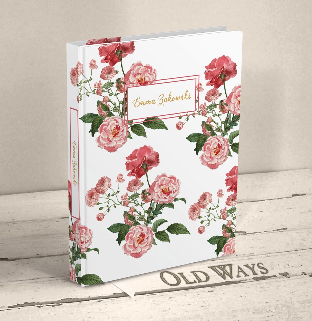 Pretty Personalized Journal for Women - Writing Journal With Vintage ...