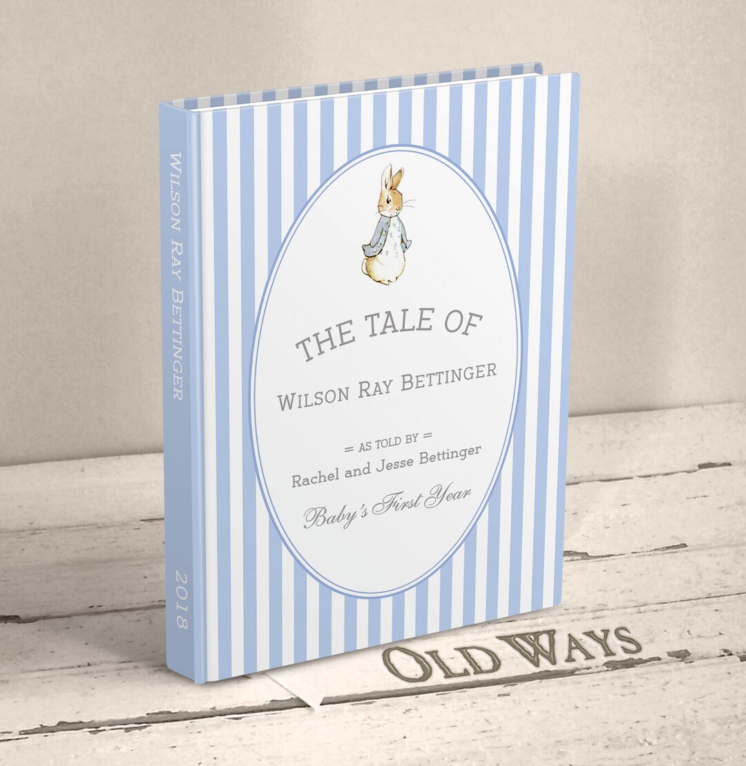 Personalized Baby Journal - the Tale of Peter Rabbit - Blue or Pink - Etsy